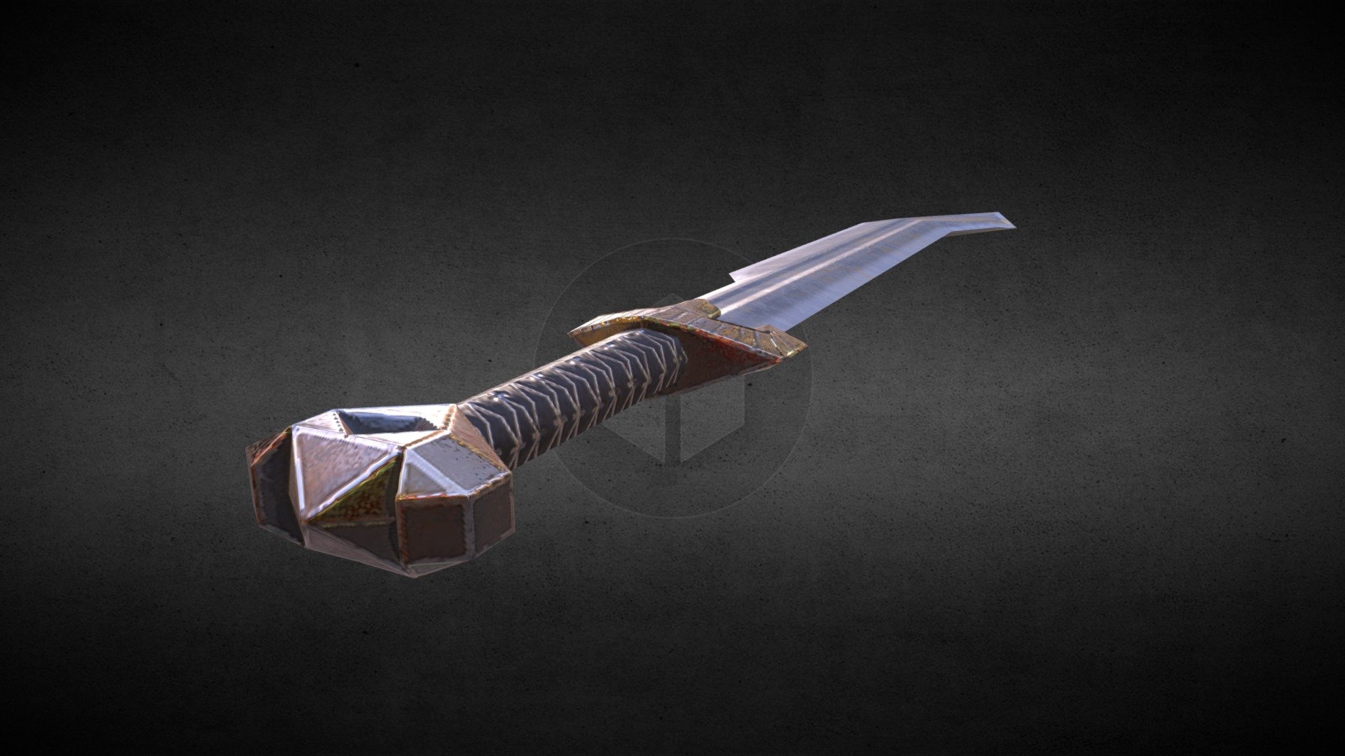 Dwarven sword - 3D model by Lord_ellessar [2df1170] - Sketchfab