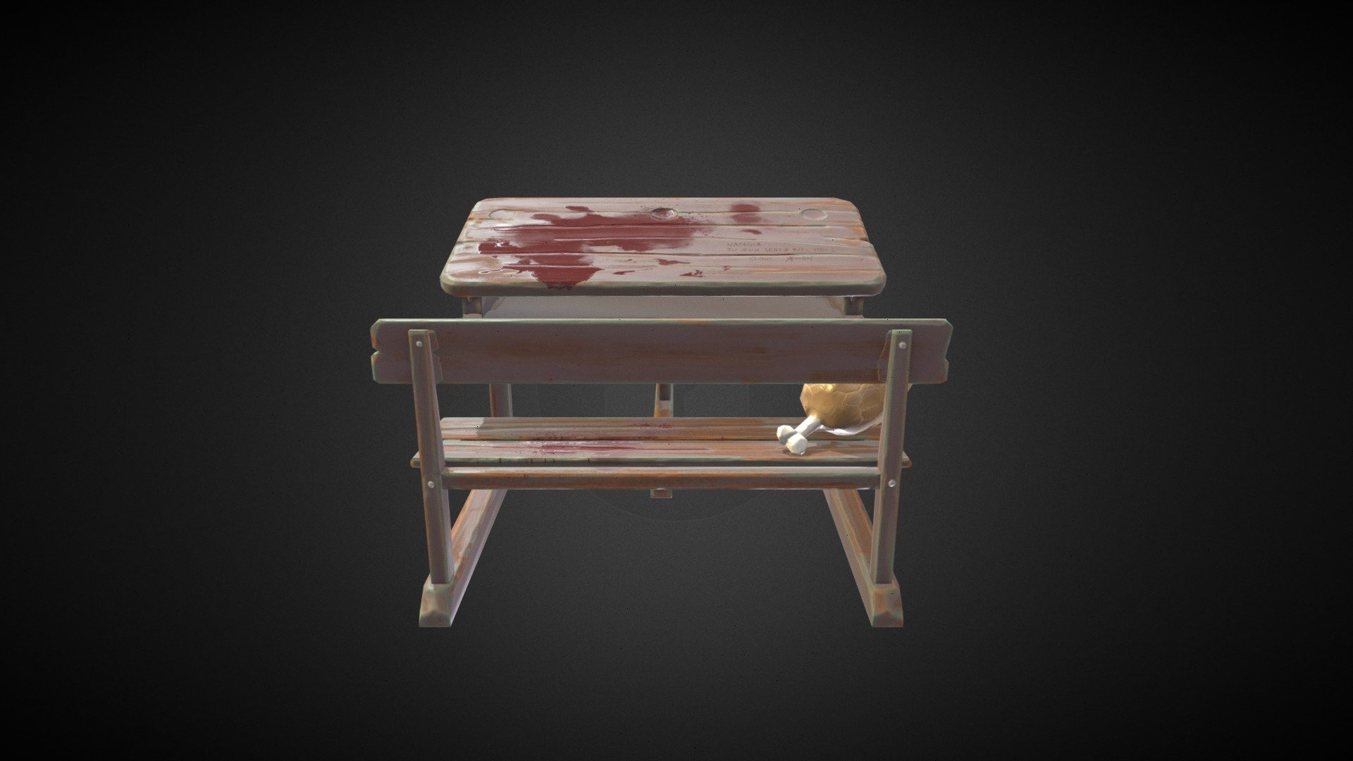 Stylized Desk - 3D model by Pierre Olivier (@Pierrot124) [2df196d ...