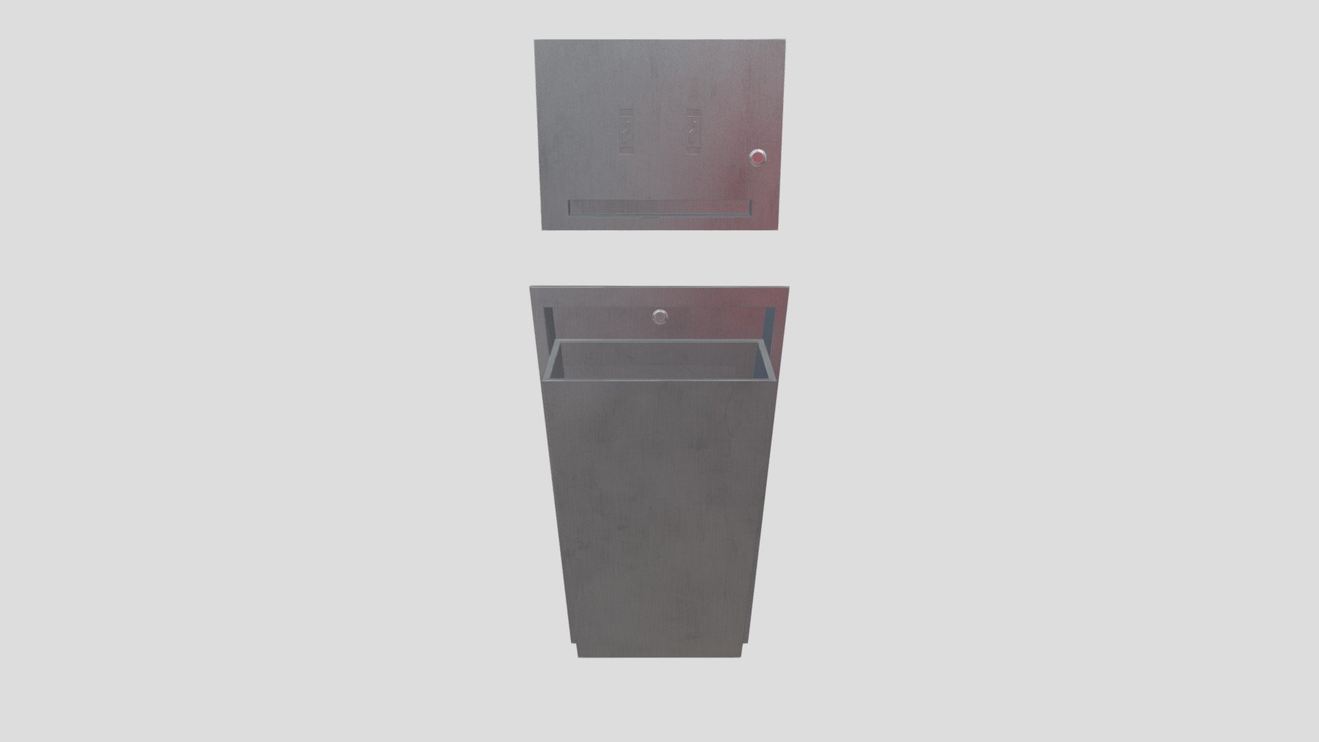 Trash Chute And Waste Receptacle - 3D model by BRUEN [2df2a50] - Sketchfab