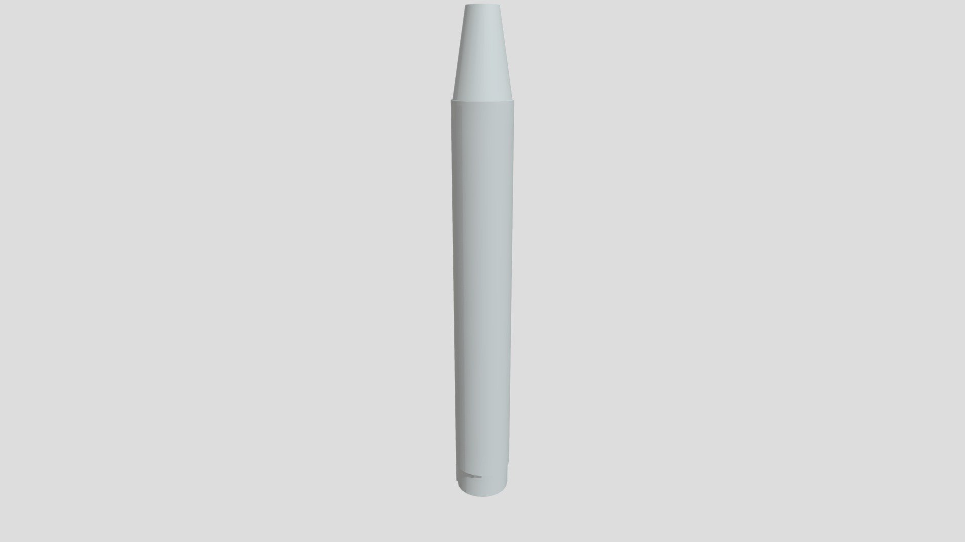 Simple Object #5- Crayon - 3D model by Hannah Rizzi (@hannahrizzi ...