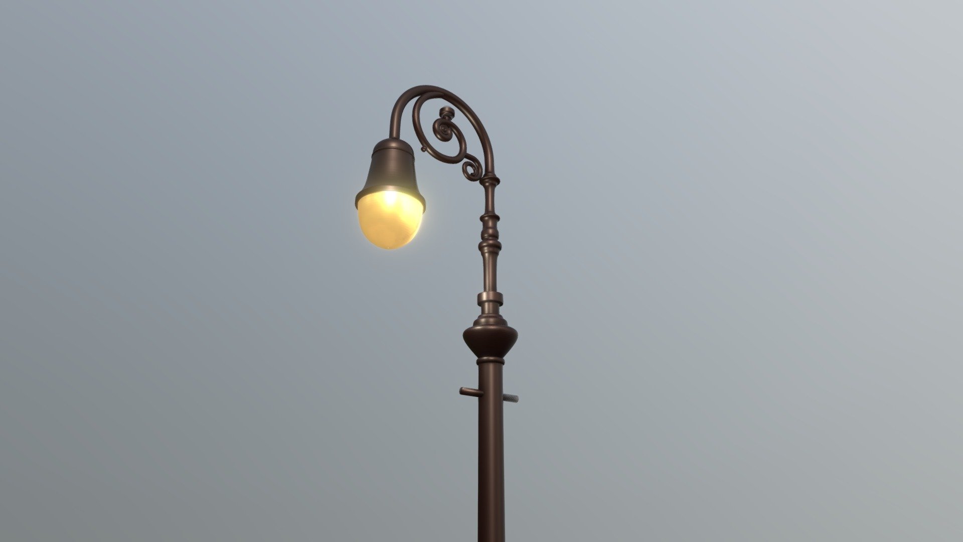 Bishops Crook Lampost - Buy Royalty Free 3D model by siotech2011 ...