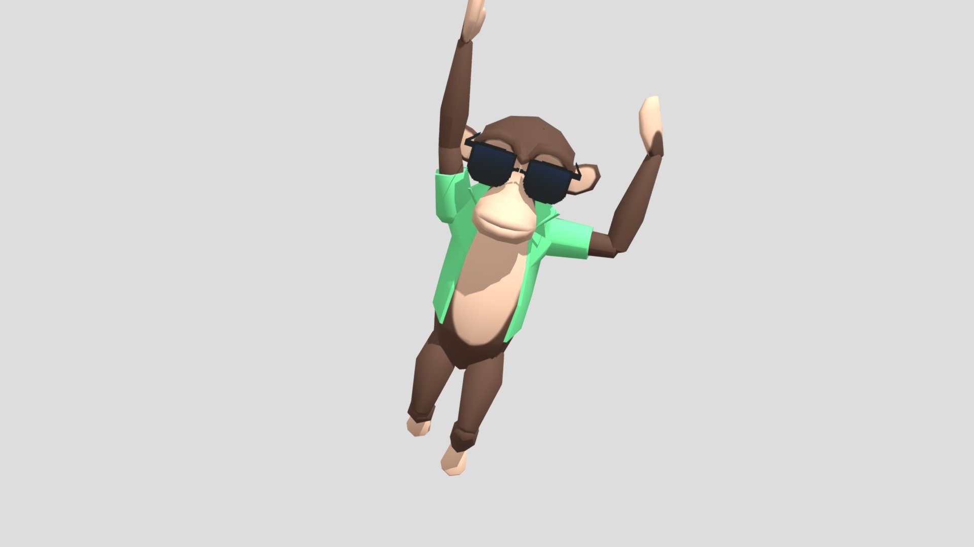 MacacoLowPoly - 3D model by Alex.Benner [2df5530] - Sketchfab