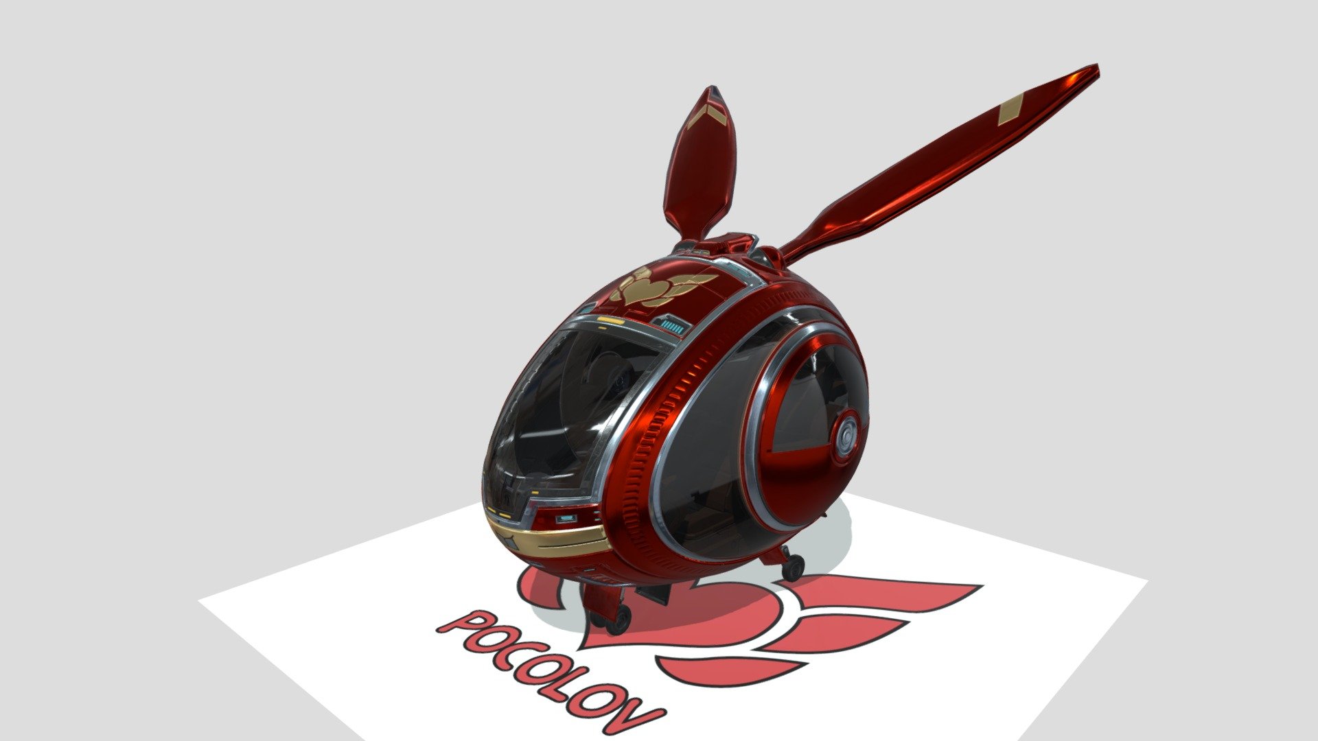 Red Rabbit Future Car (赤兔车） - Buy Royalty Free 3D model by pocolov ...