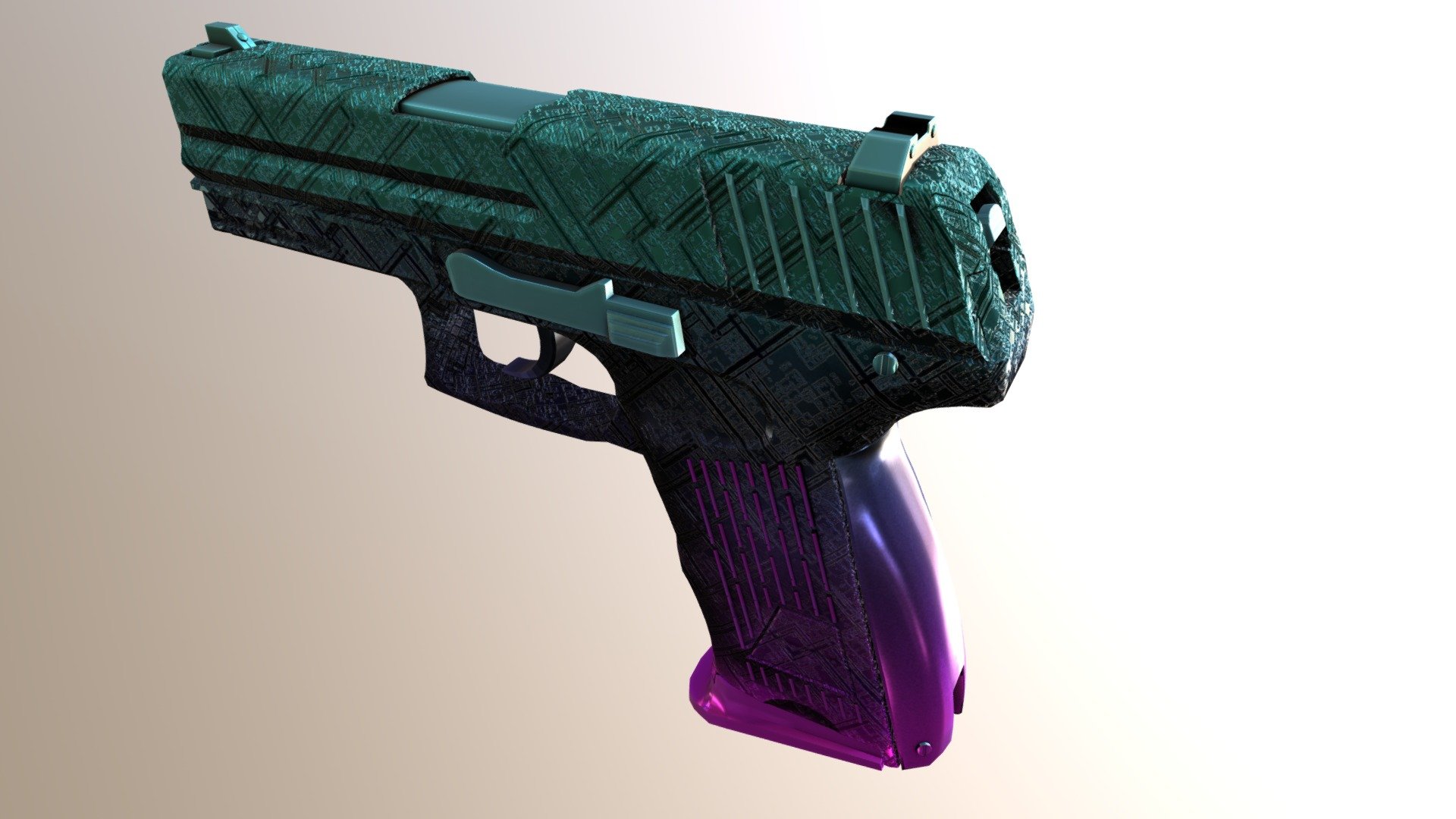 P2000 | SPACE - 3D model by dC98 [2df7627] - Sketchfab