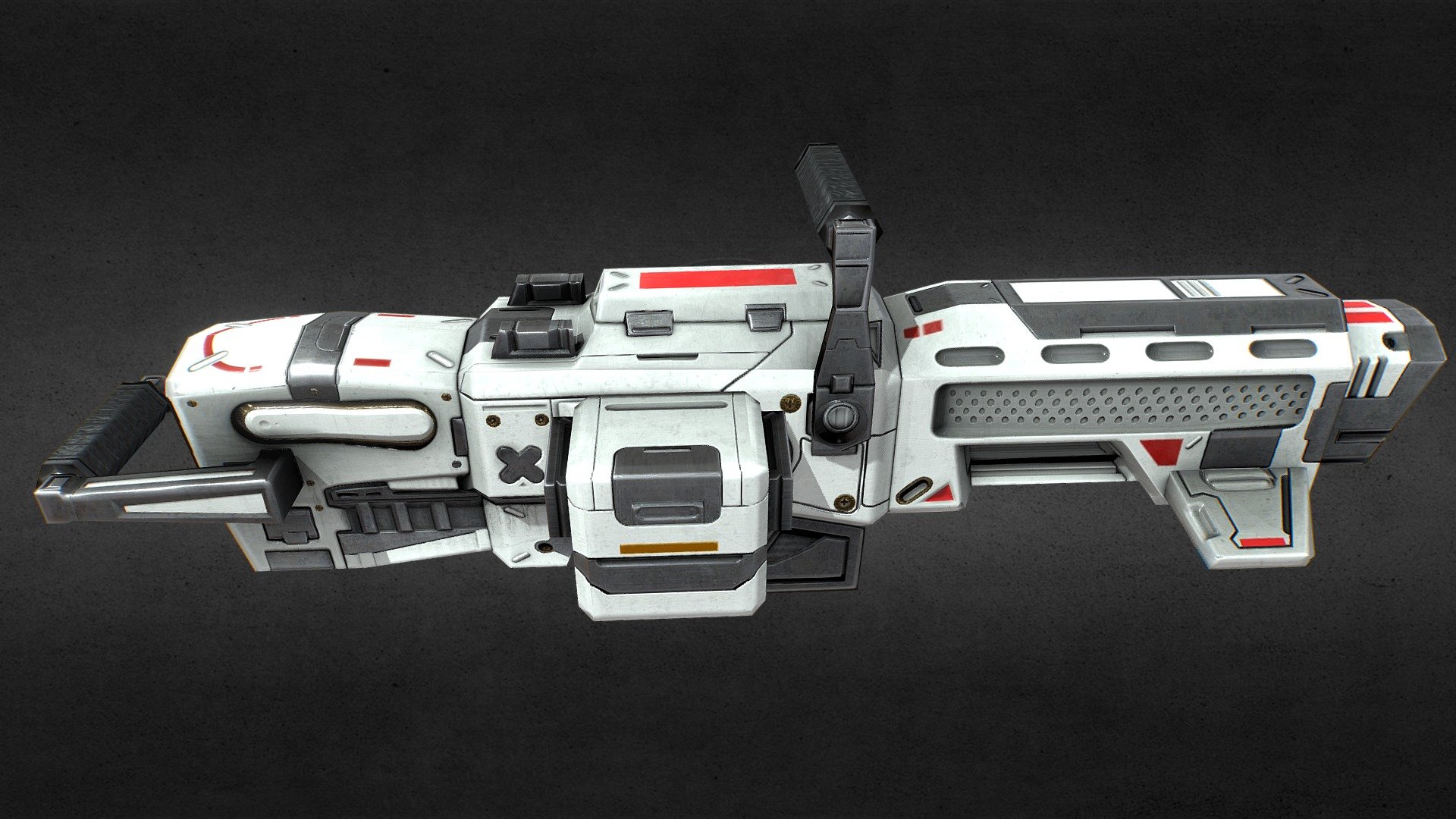 Futuristic railgun - Buy Royalty Free 3D model by micro26 [2df8f71 ...
