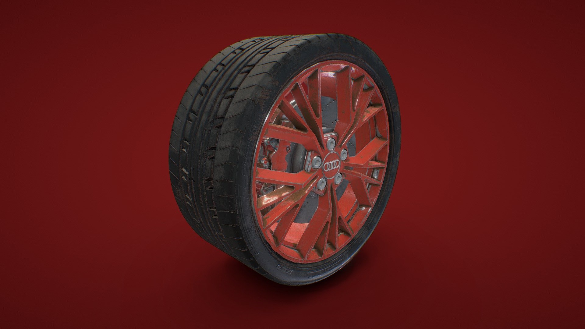 Audi Old Rusted Hyper Realistic & Detailed - Download Free 3D model by ...