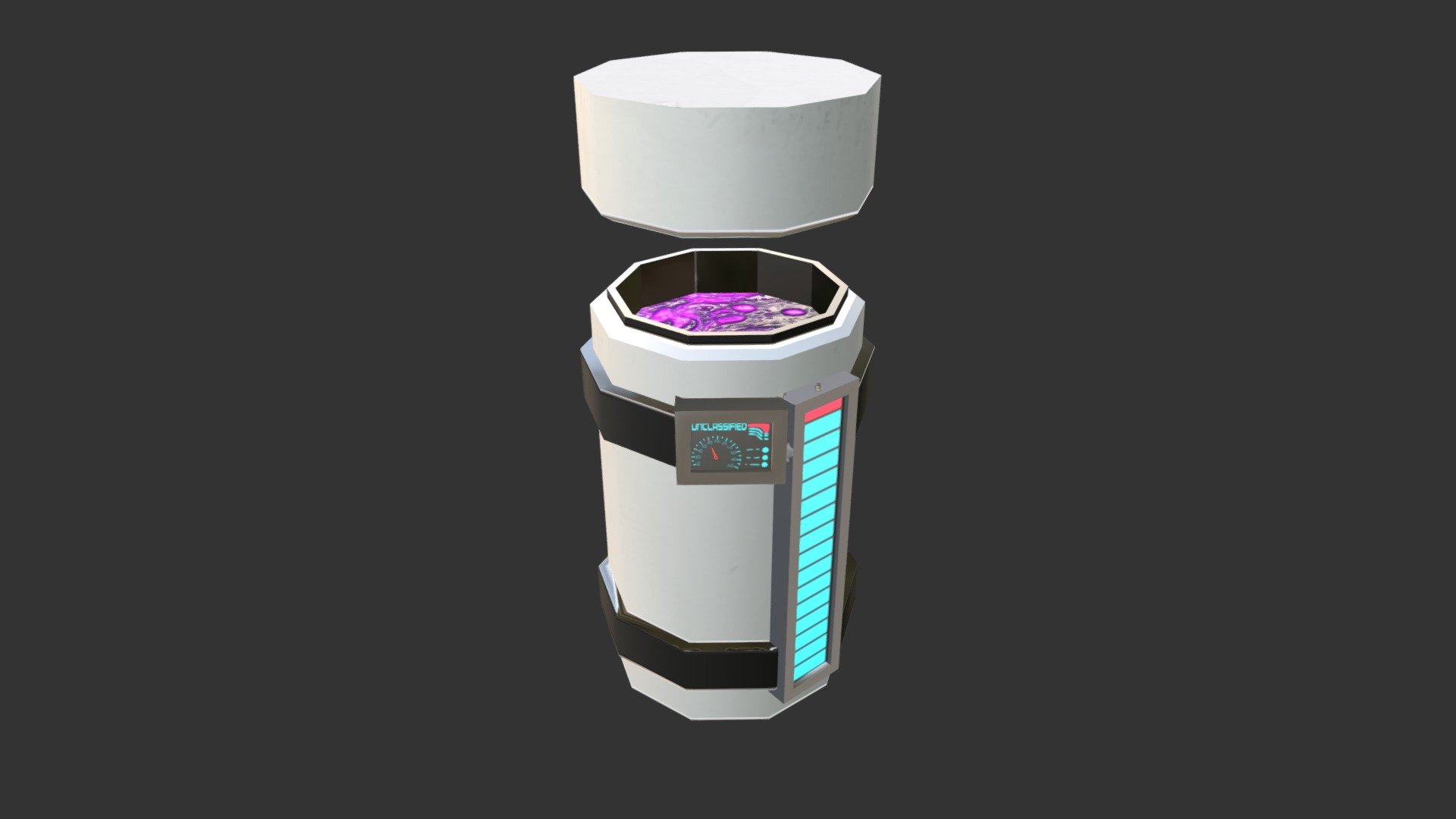 Sci-Fi Canister - 3D model by Mitch Gordon (@mitchgordon) [2df9e2a ...