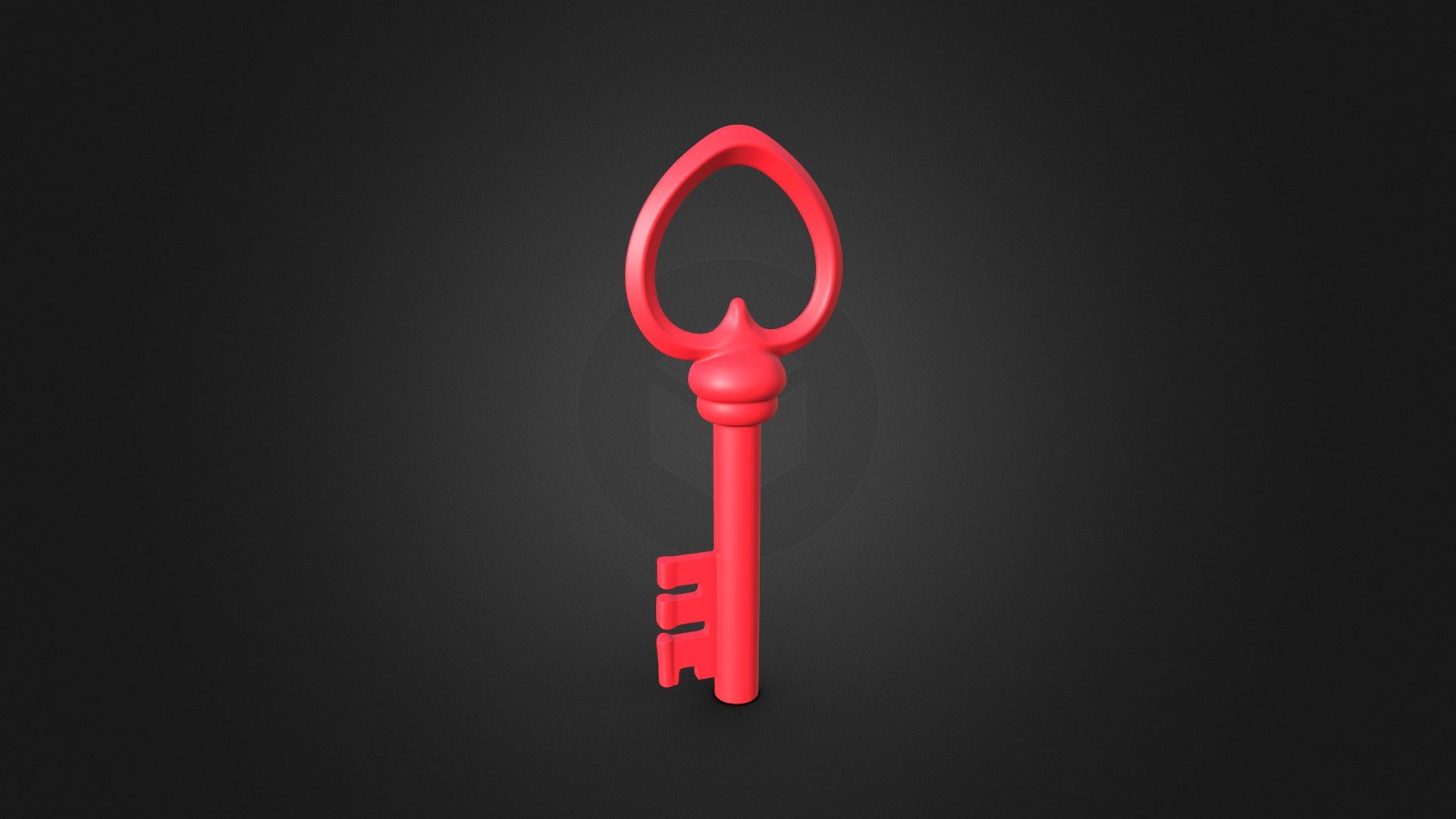 Old Key - 3D model by Grishmanovskij Anton (@GrishmanovskijAnton ...