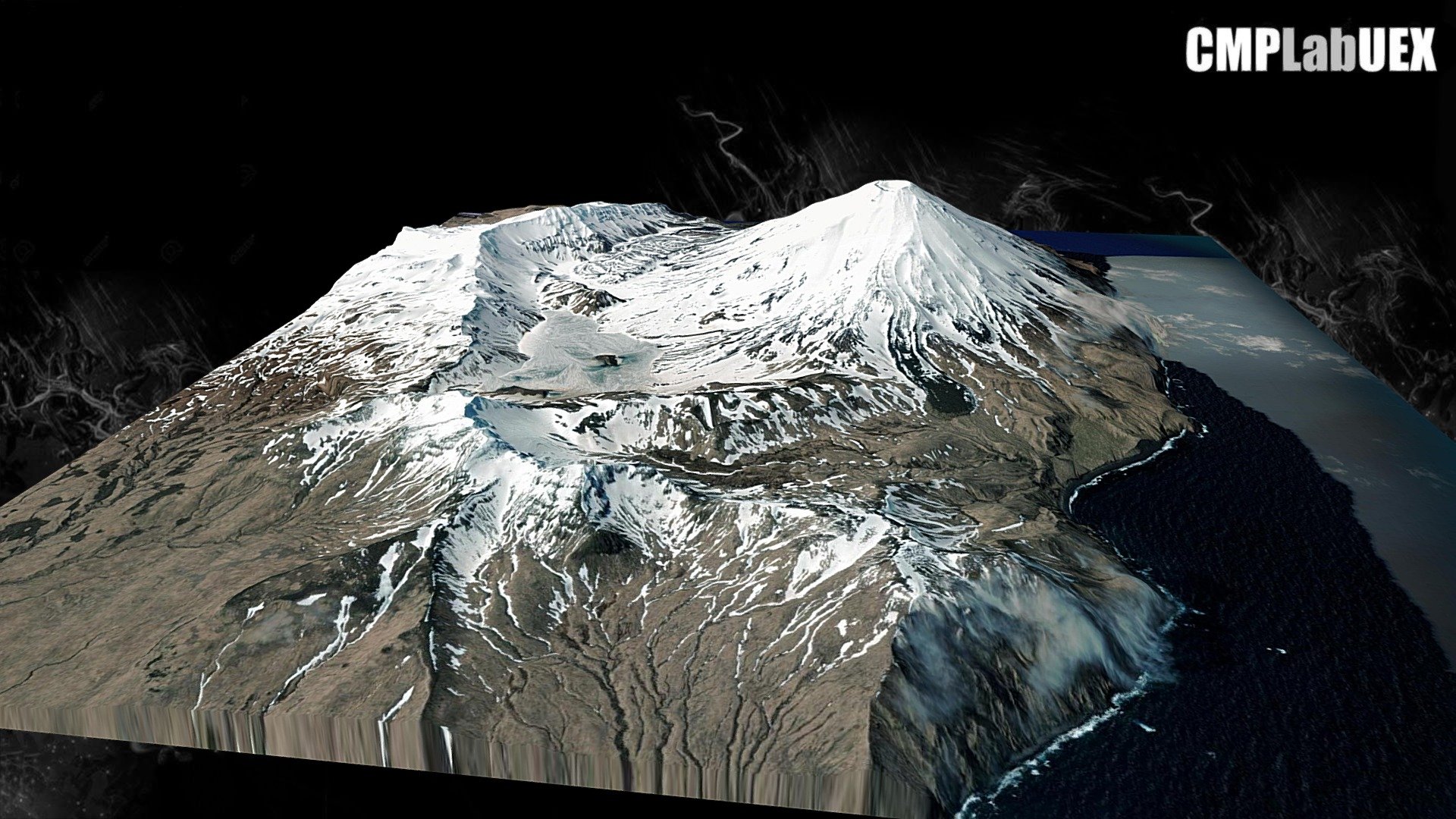 Monte Kanaga, Islas Aleutianas, Alaska - Download Free 3D model by ...