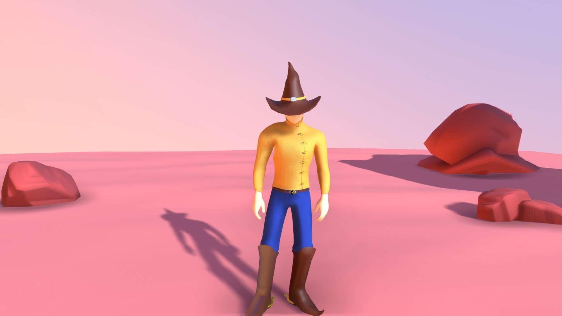 Cowboy Mage scene - Download Free 3D model by grumboli [2dfb320 ...