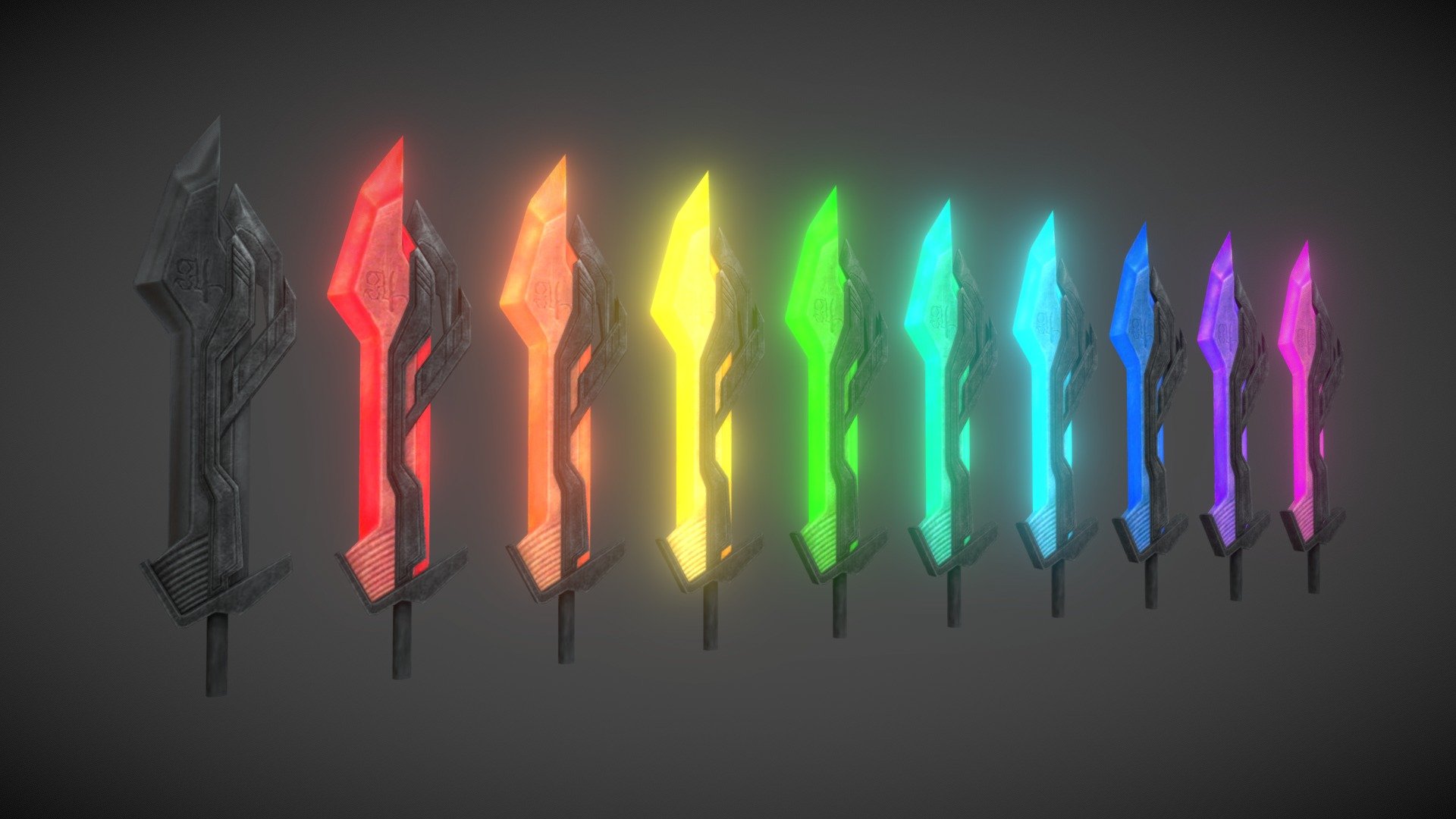 UTTVM Sword Color Pack - Download Free 3D model by Elite Big Speakerman ...