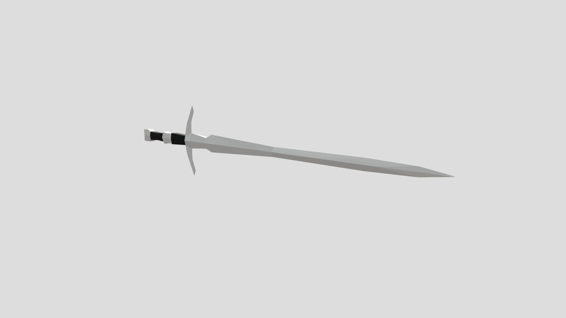 Low Poly Double Handed Broadsword - Download Free 3D model by tiny_mage ...