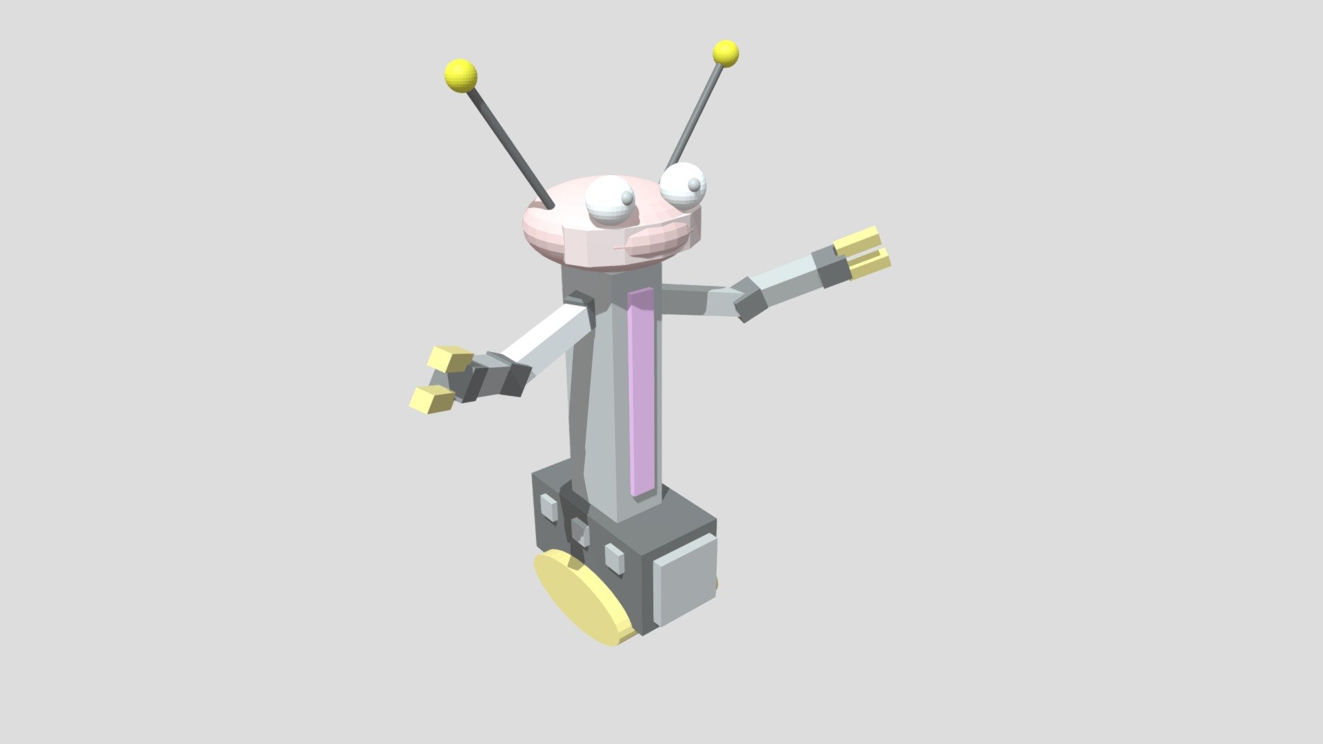 primitive robot - Download Free 3D model by horsehat [2dfe86f] - Sketchfab