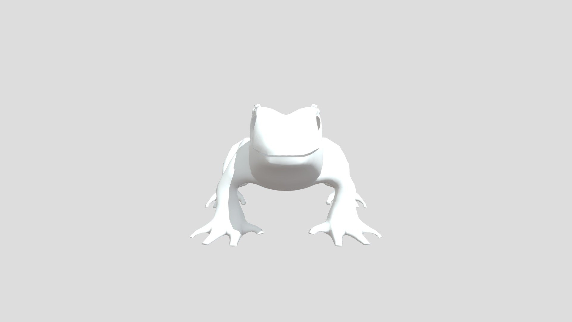 Low_poly_frog - Download Free 3D model by Niutak [2e00650] - Sketchfab