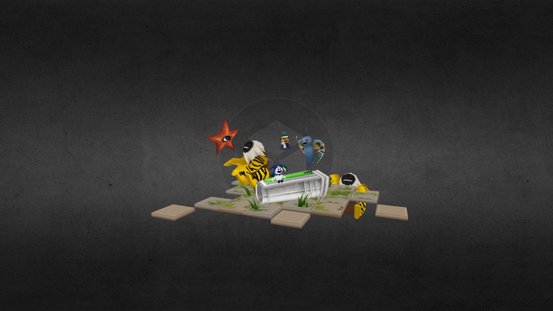 SMT4_SET2 - 3D model by Gryph [2e0099a] - Sketchfab