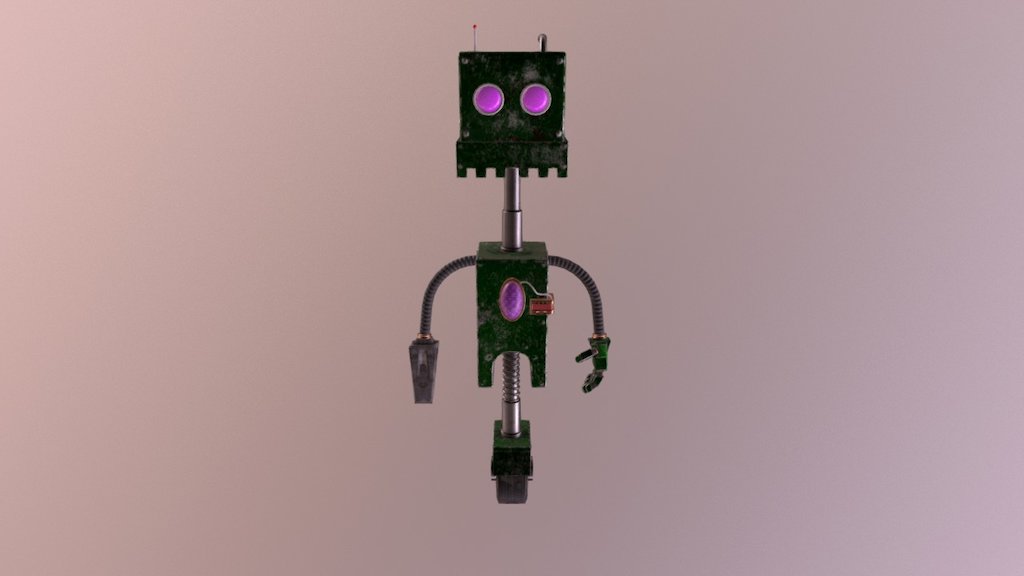 Small Robot - 3D model by desmondr [2e01a0c] - Sketchfab