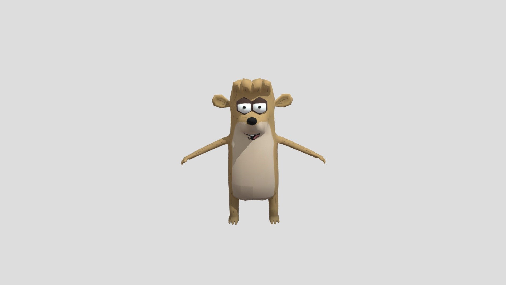Rigby - Download Free 3D model by D.p (@Danser.com) [2e0206e] - Sketchfab