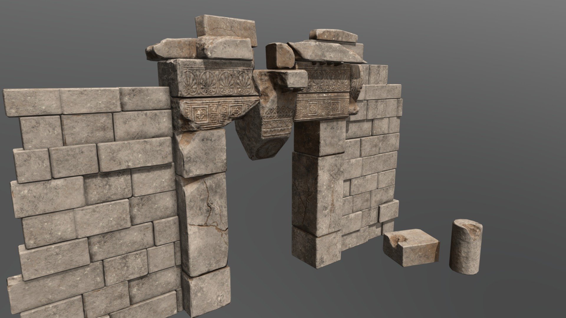 ruin - 3D model by gothic41 [2e03f01] - Sketchfab