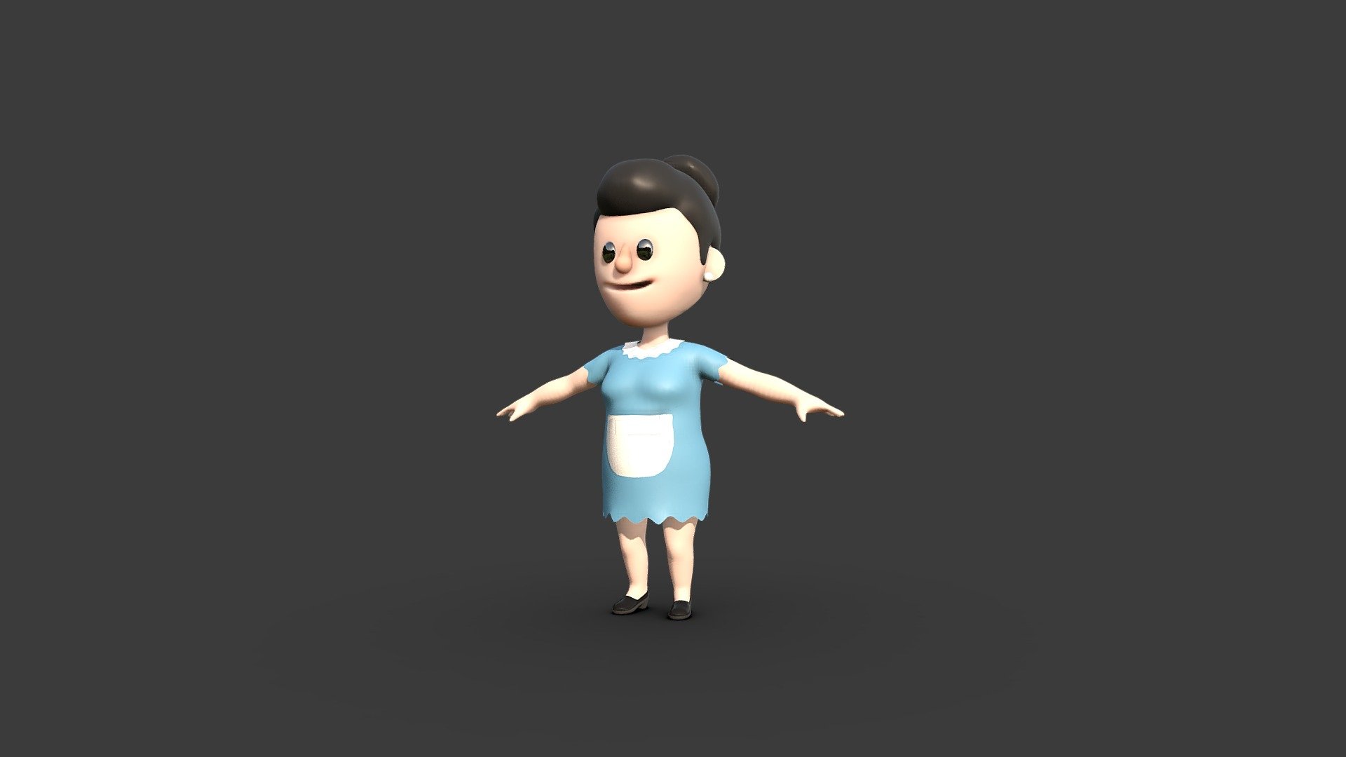 CARTOON WOMAN - Buy Royalty Free 3D model by dquintino [2e04fb3 ...