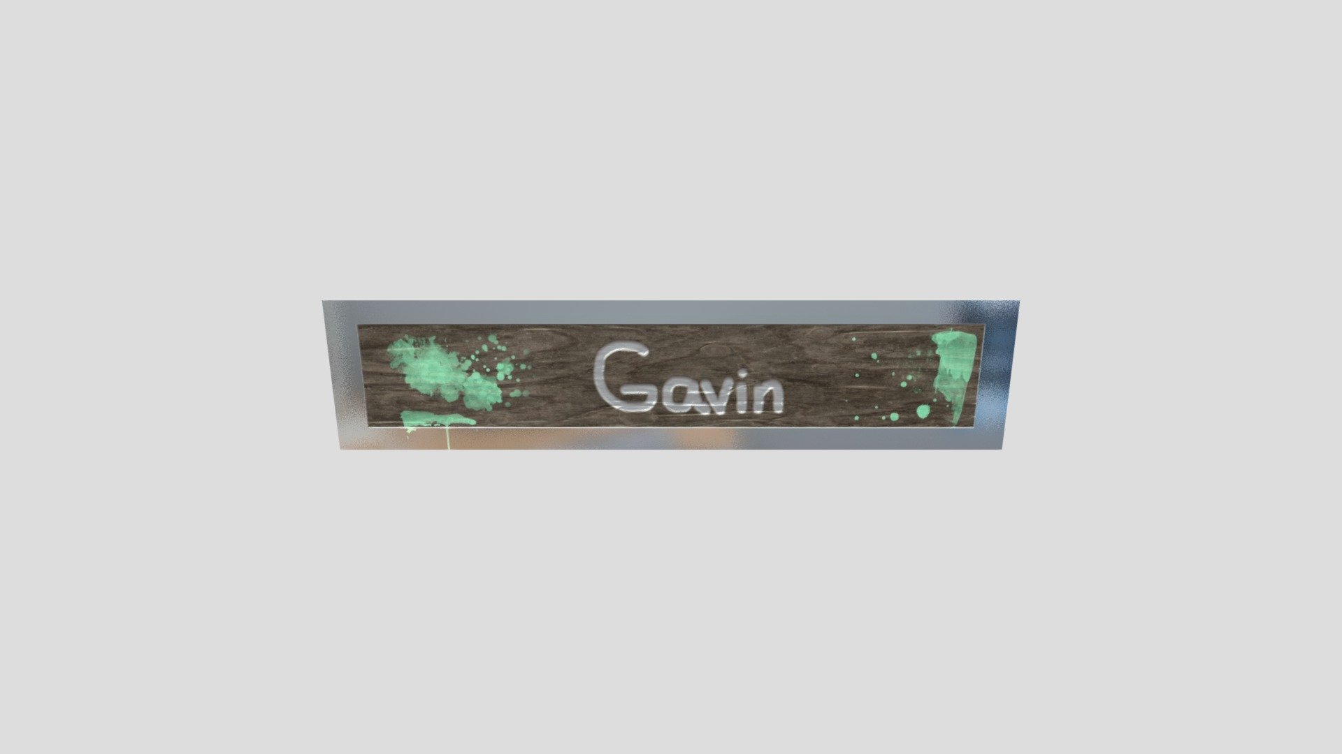Name Plate 1 - 3D model by trash_fire [2e0555f] - Sketchfab
