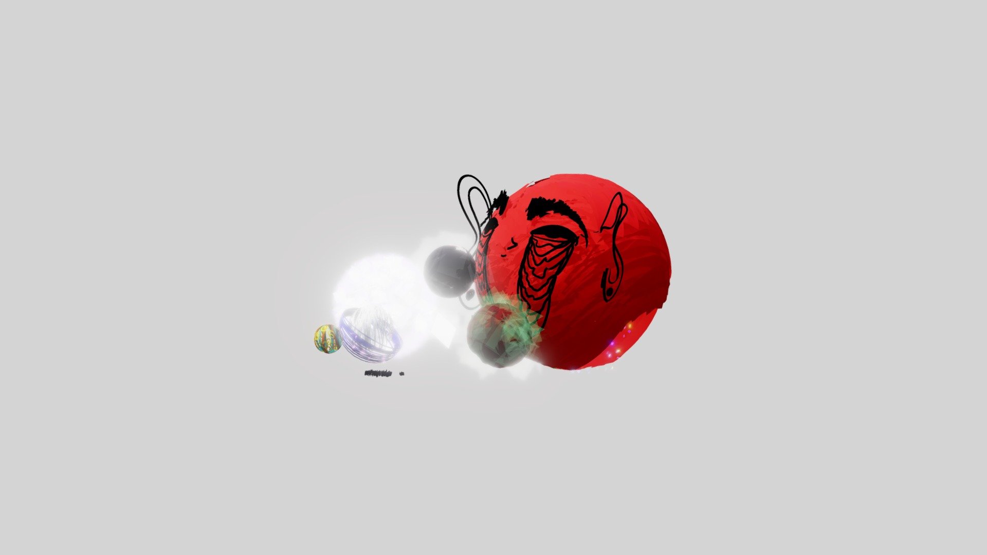 funky planets - 3D model by tigermcdaniel [2e0695f] - Sketchfab