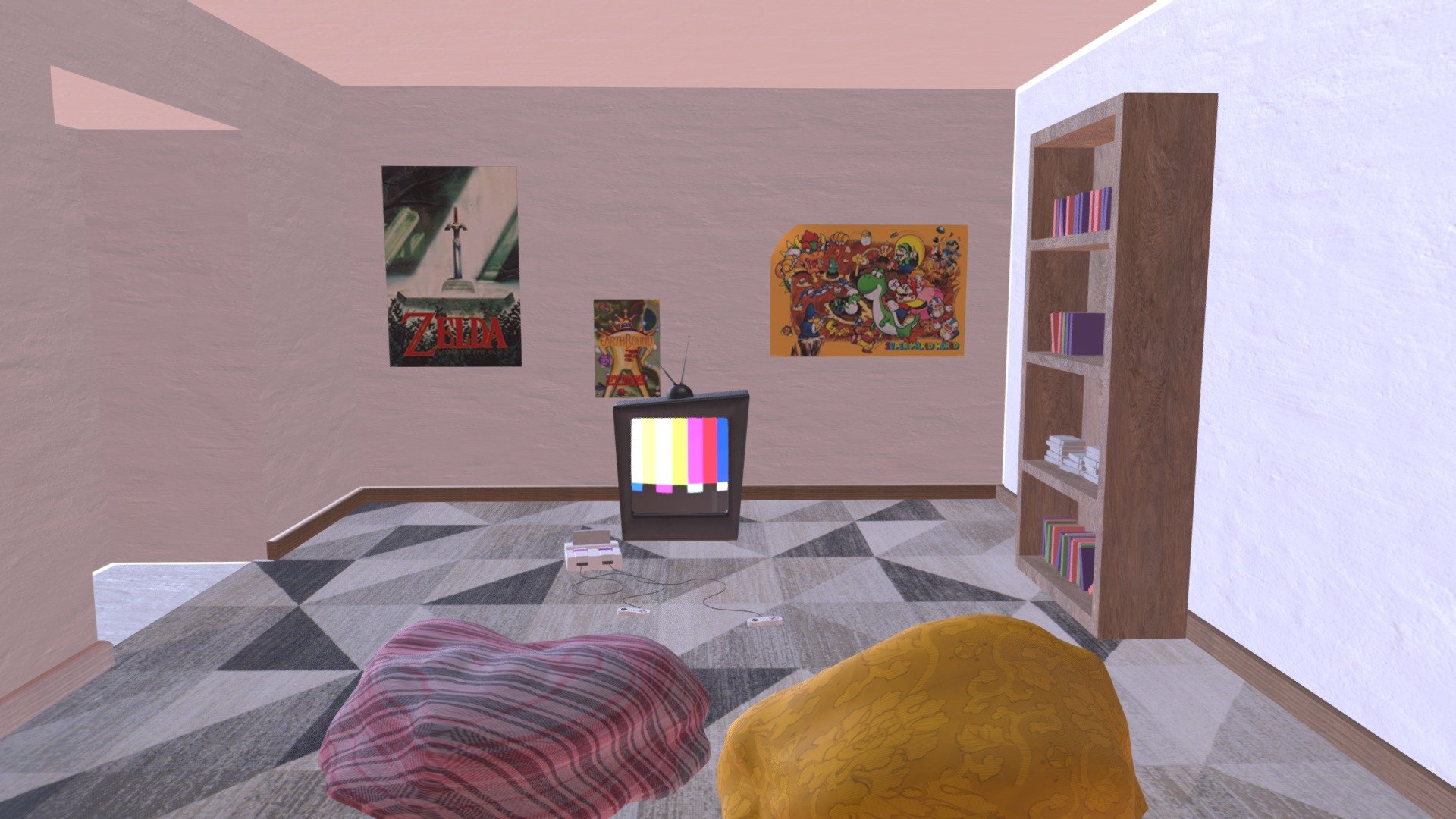 Simple Room - 3D model by ScottGNT [2e073fa] - Sketchfab