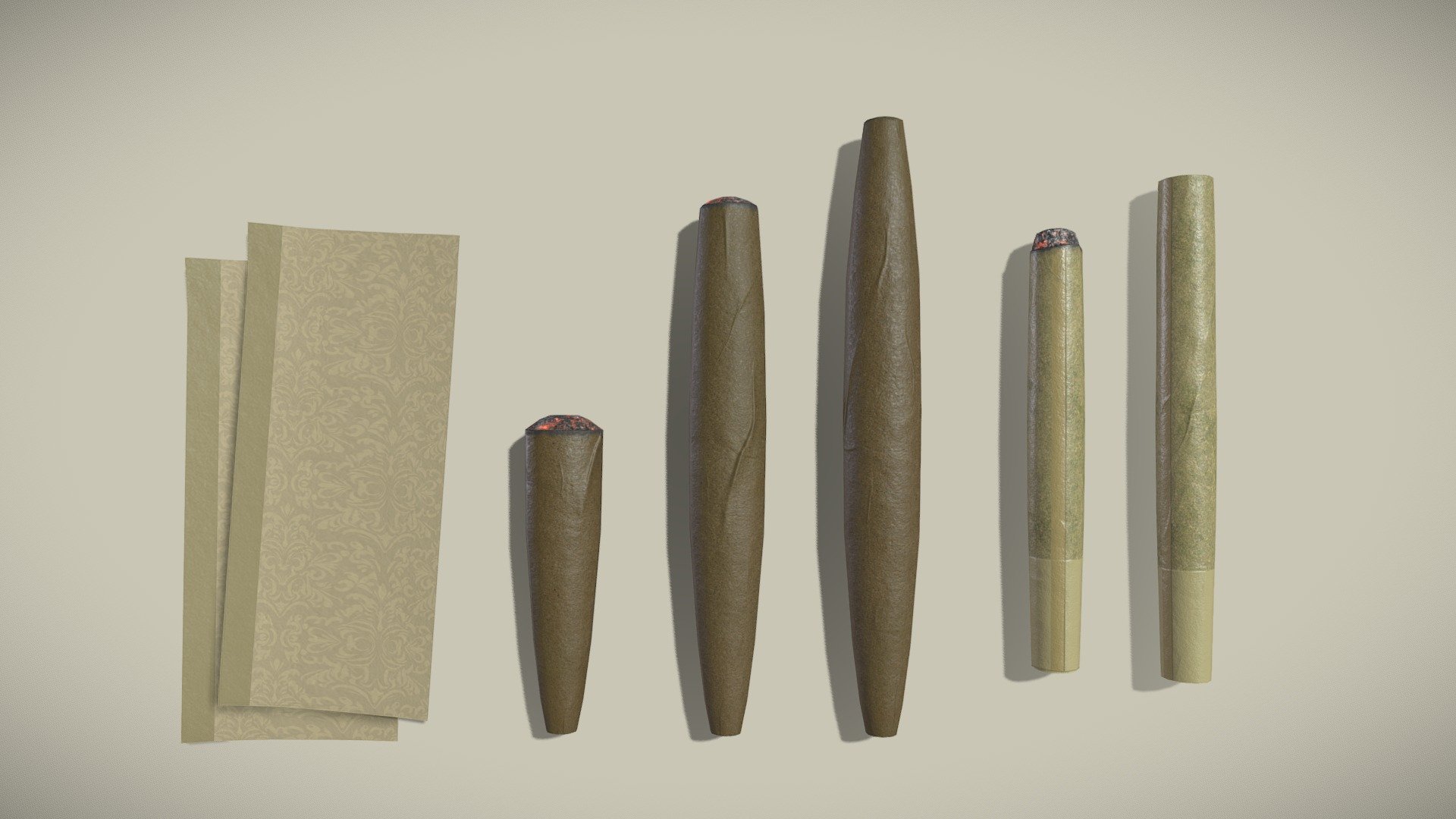 Joints & Blunts - 3D model by Michael V (@bossdeff) [2e0a3ae] - Sketchfab
