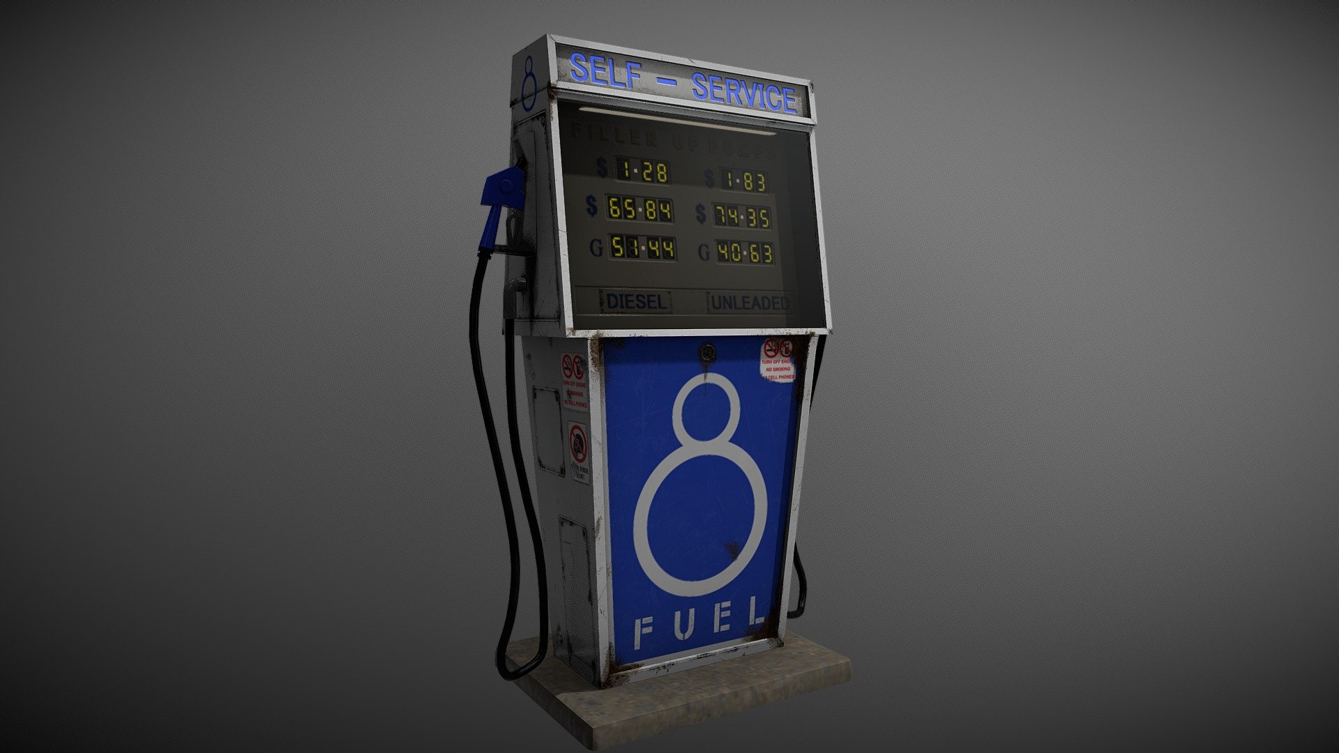 Petrol Station Bowser - Download Free 3D model by sixpence [2e0a62f ...