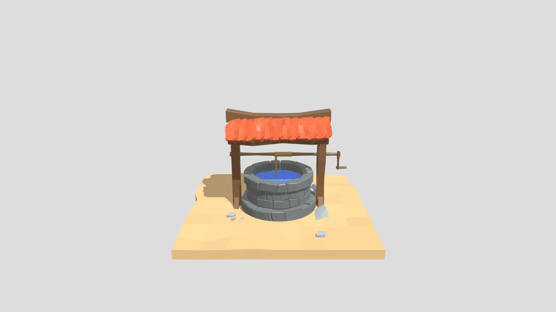 Old style well - Download Free 3D model by HipDaMaster [2e0a985 ...