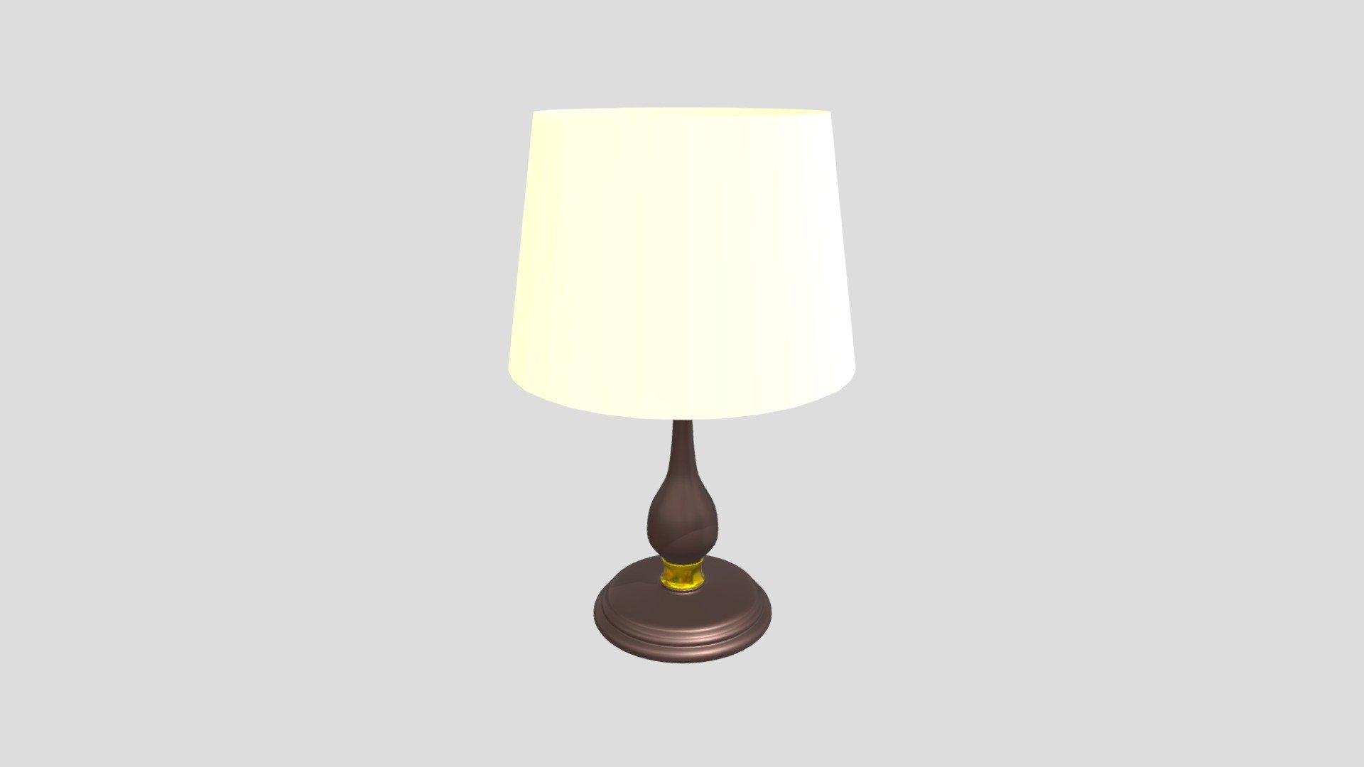 Brown Fancy Lamp - Download Free 3D model by NZT (@nazeehfazal ...