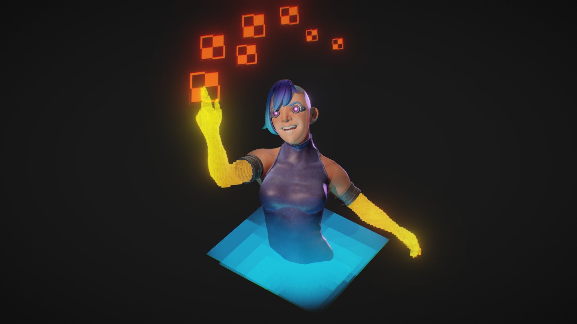 Sculpt January18 Day 28 Cyber - Alternate - 3D model by stoat256 ...