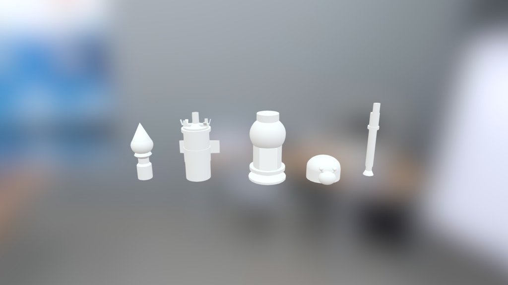 Object Blockout Competency - 3D model by Luke_d [2e0dc31] - Sketchfab