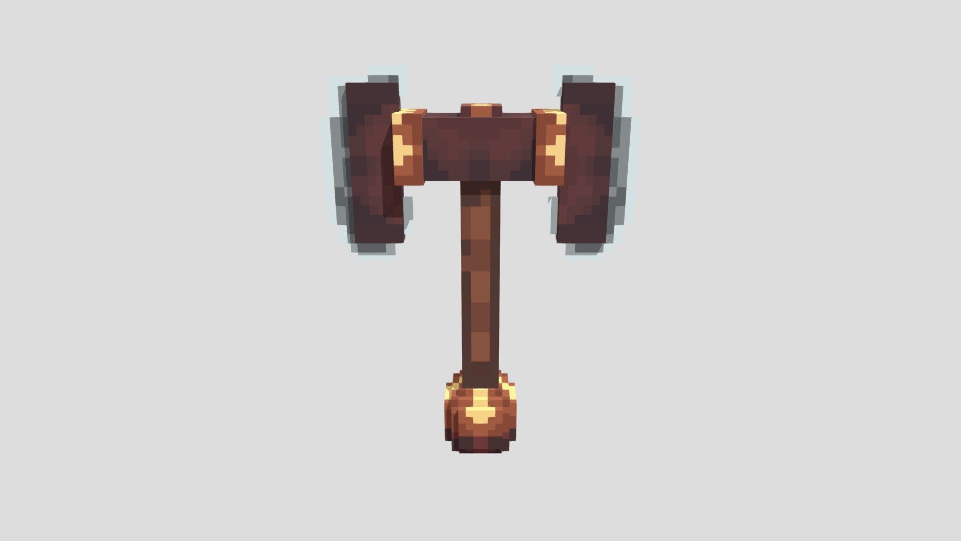 Minecraft axe - 3D model by Tissandre [2e0e009] - Sketchfab