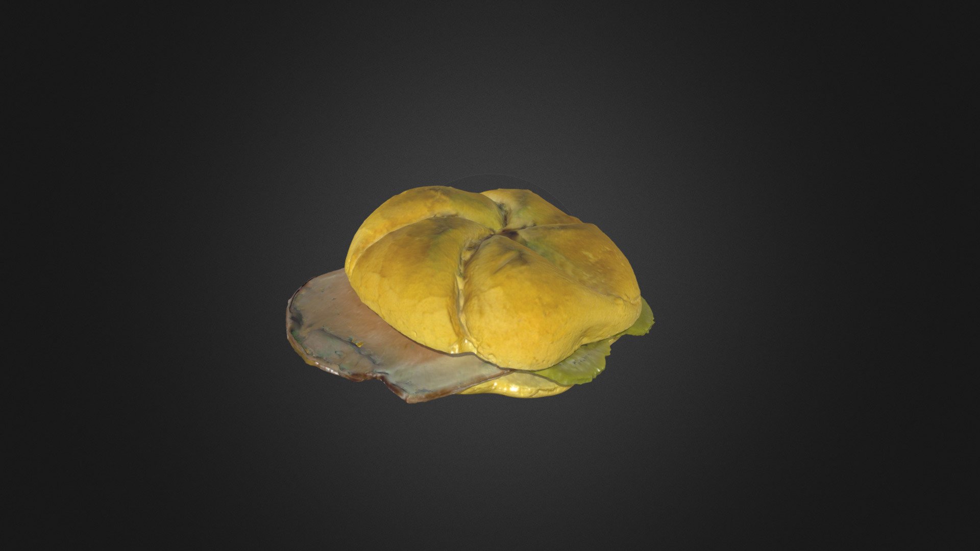 High Poly Bun with pickleds -Shining3DEinScan-SP - Download Free 3D ...