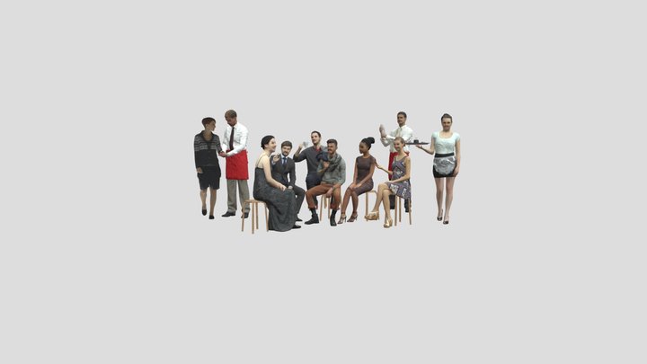 Crowds 3D models - Sketchfab