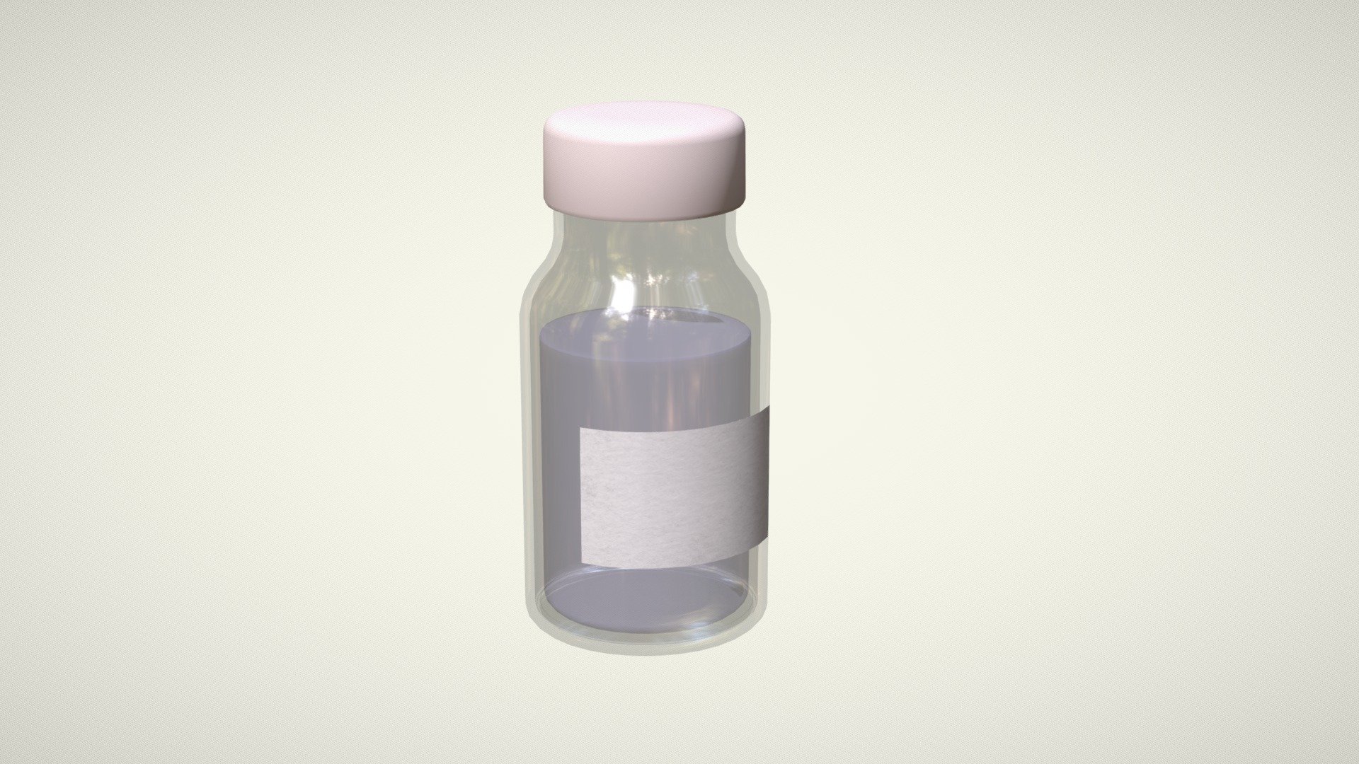 Glass vial bottle - Download Free 3D model by Rylae Shylna ...