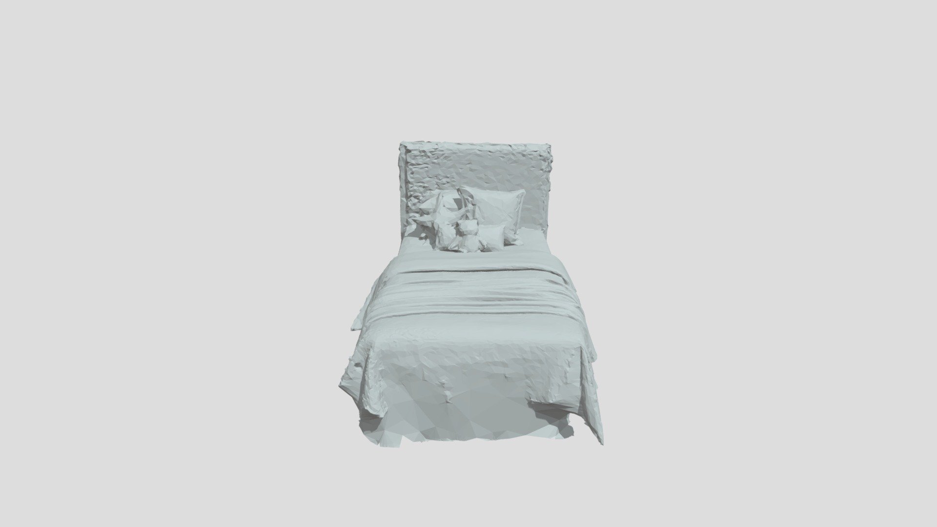 Single Bed - 3D model by 20039653 [2e11e8b] - Sketchfab
