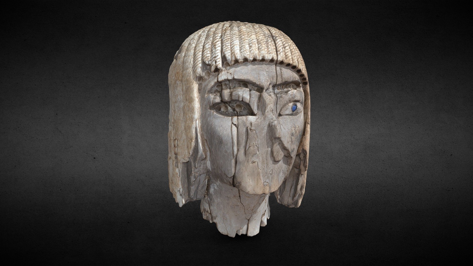 Ivory Head - Israel Museum Jerusalem - Download Free 3D model by jerusalemheritage [2e12a20 ...