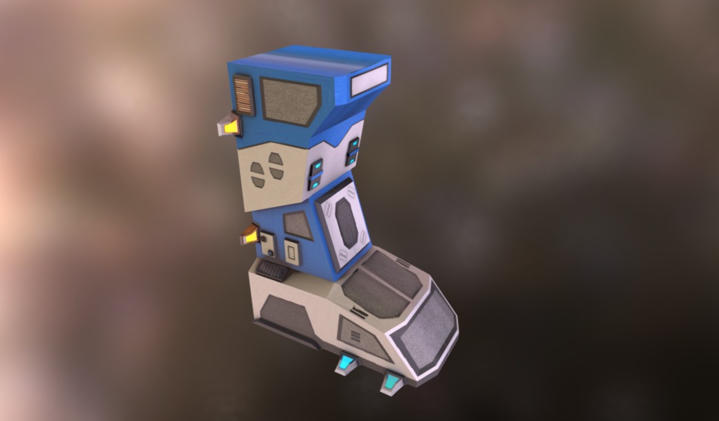 Pillar Sci Fi - 3D model by izac15 [2e12cf0] - Sketchfab