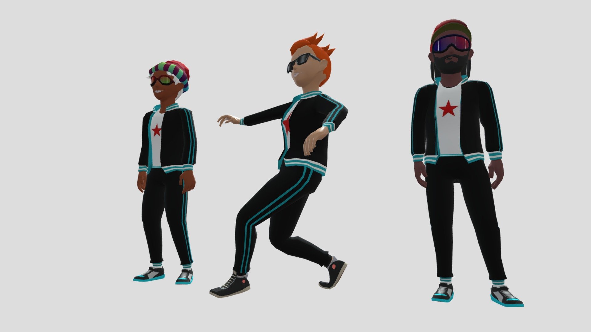 My Fresh Crew - 3D model by atanguay [2e13260] - Sketchfab