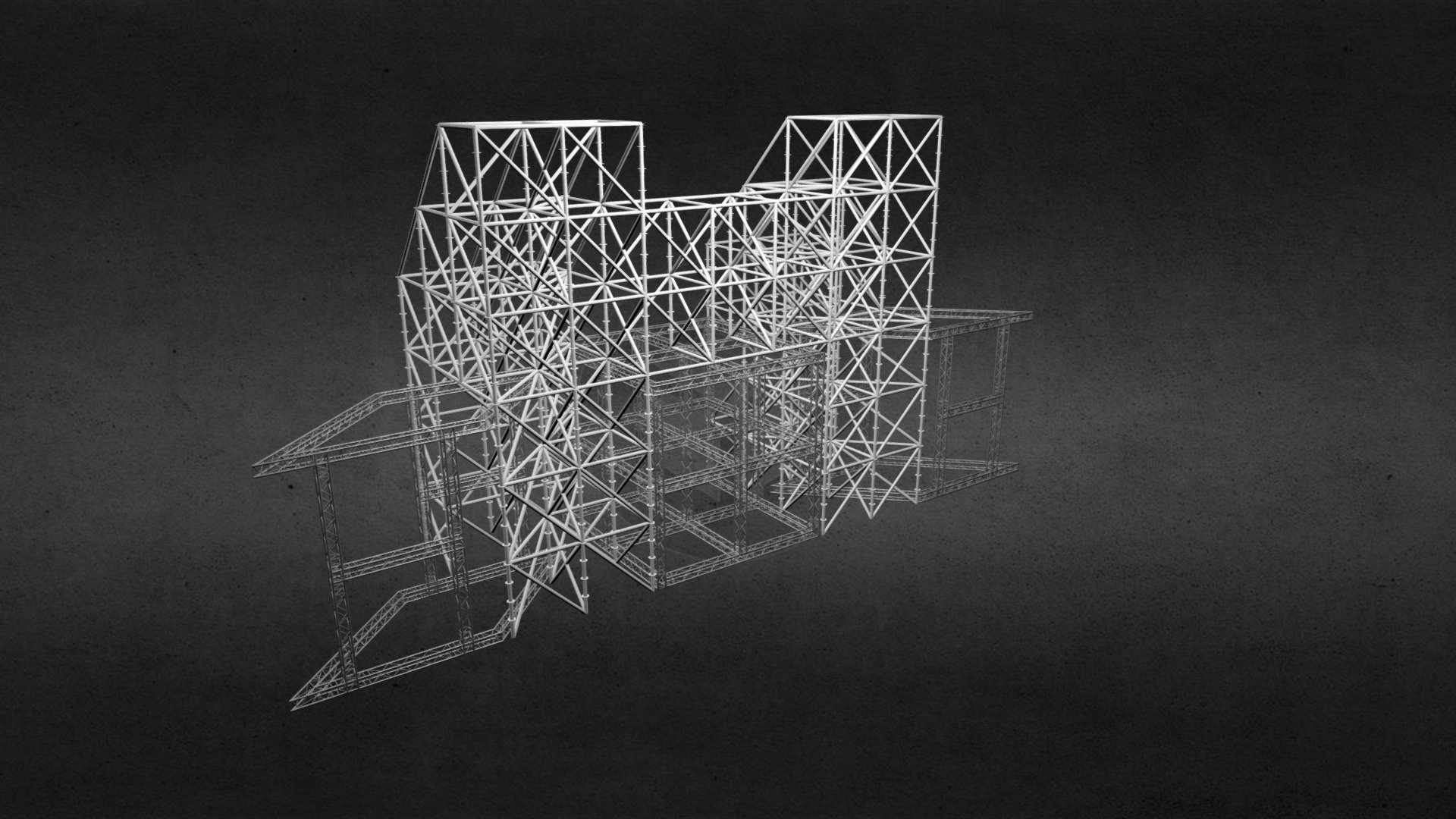 Struttura Layer+truss - Download Free 3D model by Andrea.Piallini ...