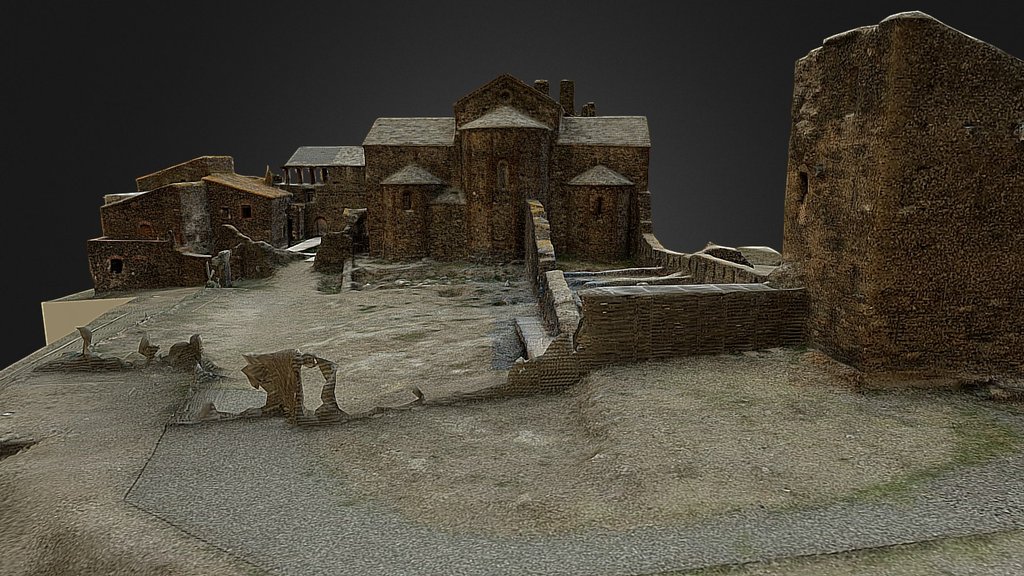 Monasterio San Quirce de Colera - 3D model by DavidMarcos [2e16c04 ...