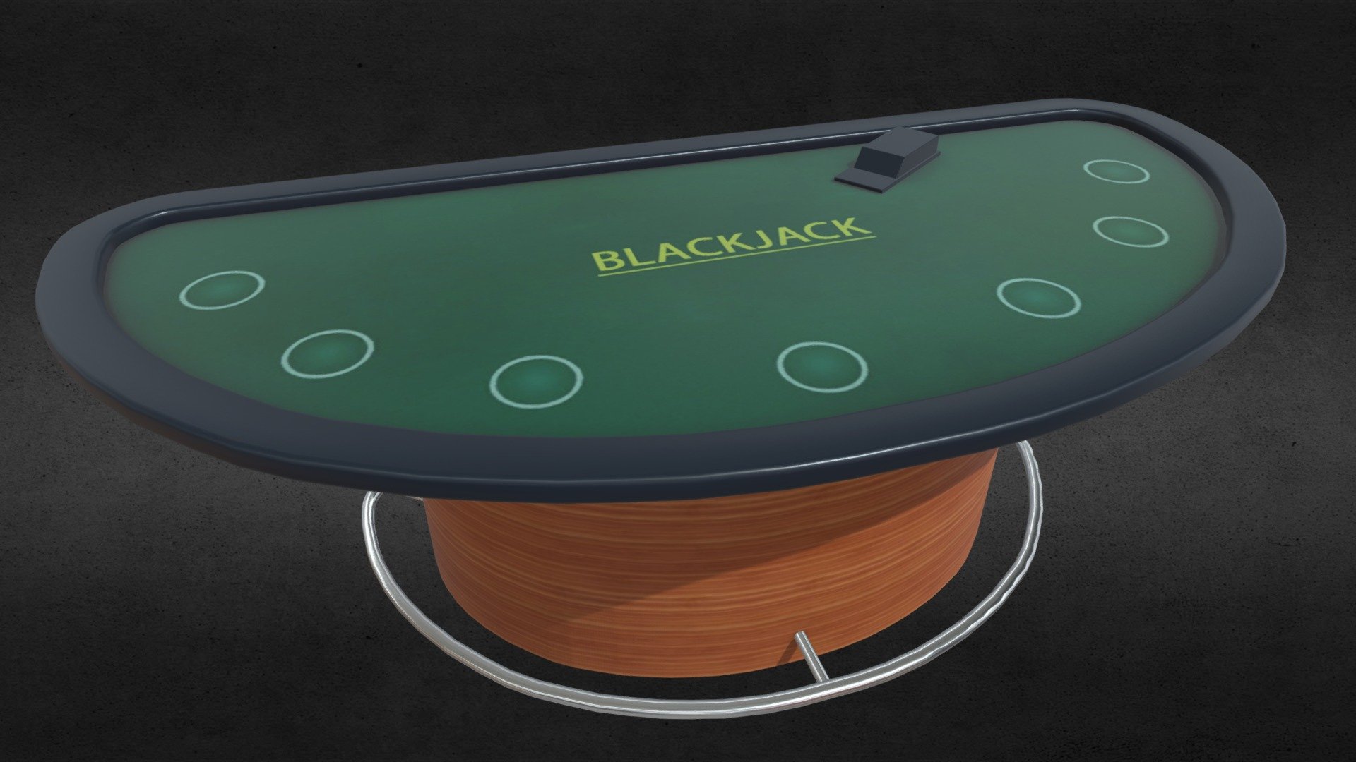 Blackjack Table - 3D model by rvjangid0007 [2e170b5] - Sketchfab