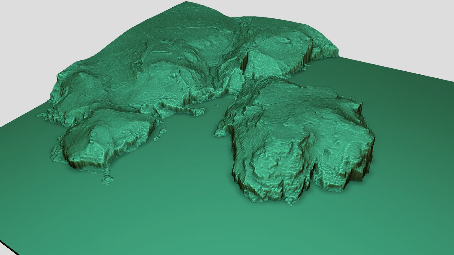 Tintagel Castle, Cornwall - Download Free 3D model by GeoLan 3D ...