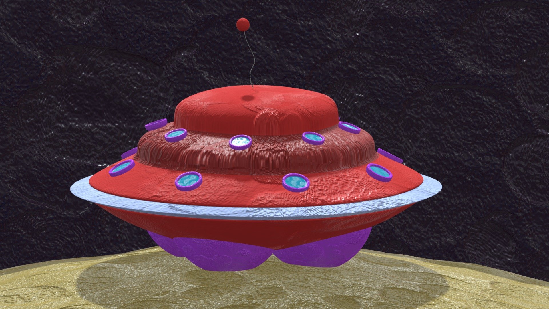 UFO Clay - 3D model by rodrivgm [2e19601] - Sketchfab