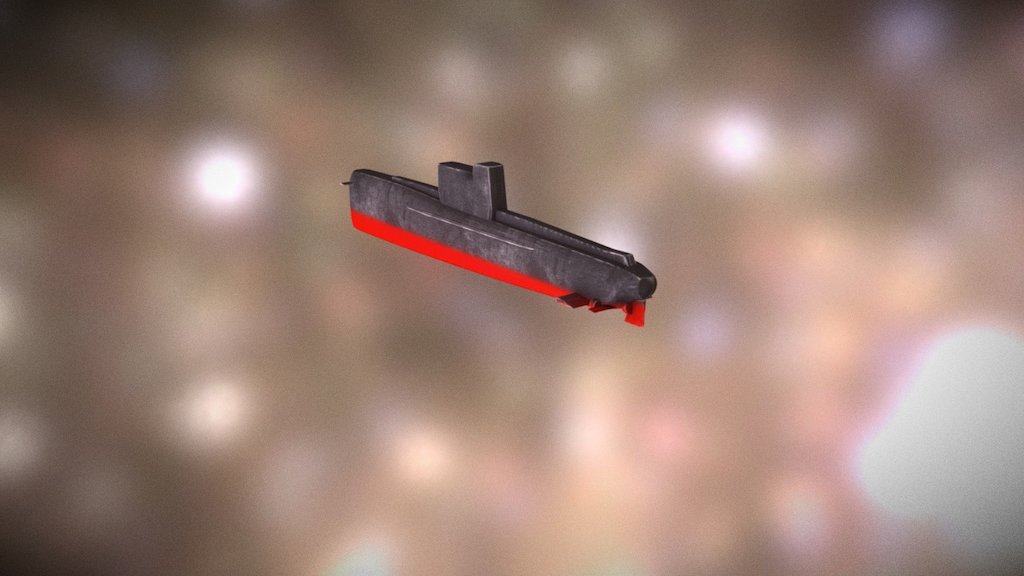 Submarine 641B - Download Free 3D model by 8bit (@8_bit) [2e1aad8 ...