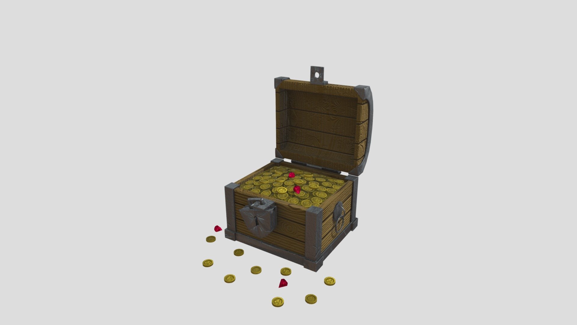 Cartoon Chest - Download Free 3D model by iavi.3d [2e1bab8] - Sketchfab