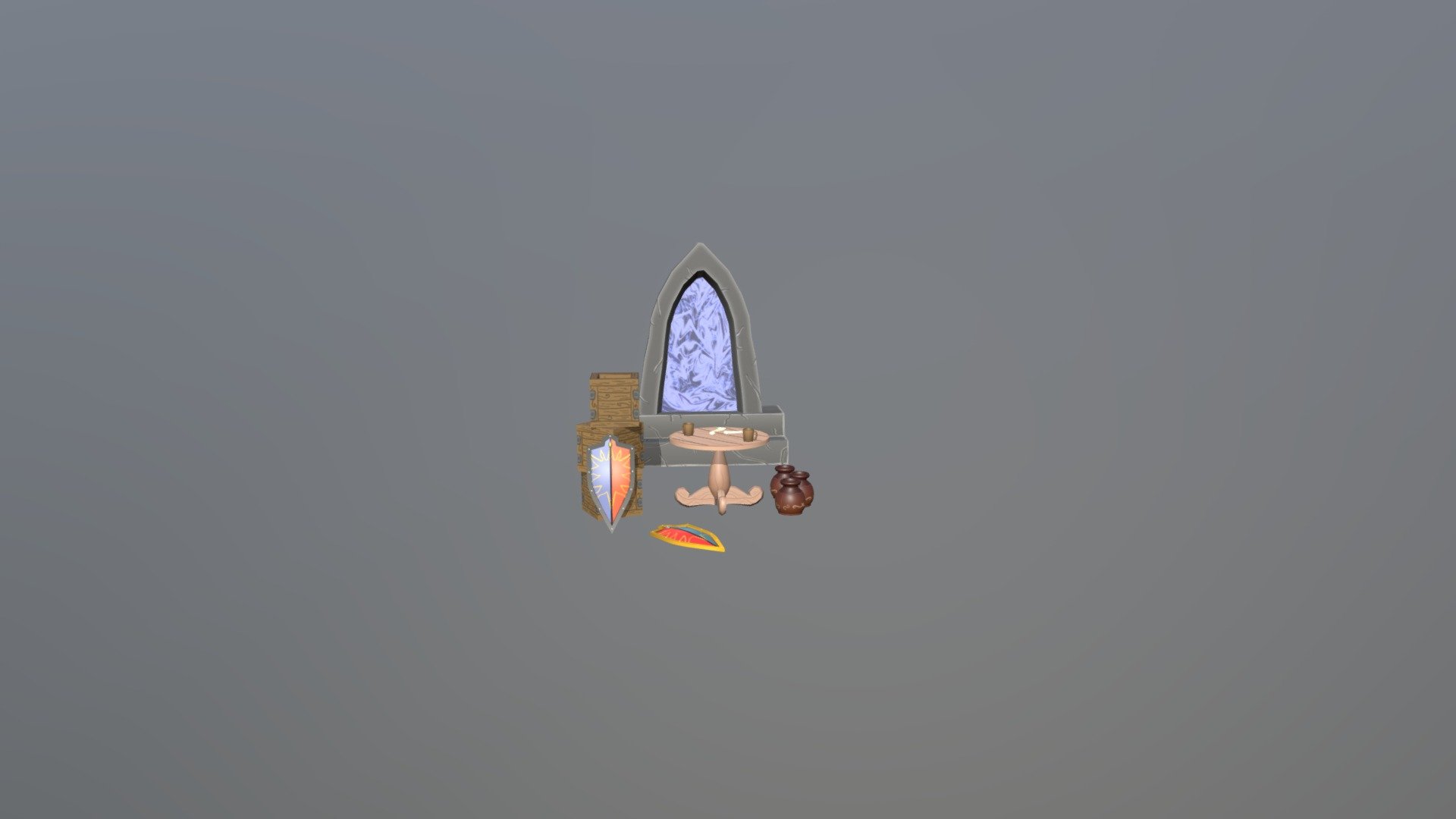 Medieval Magic Props - 3D model by Dragucort [2e1bad8] - Sketchfab