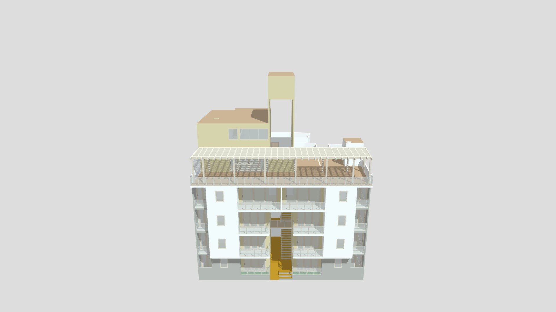 MULTIFAMILIAR EN SURCO - LIMA, PERU - Download Free 3D model by Christian De Lama ...