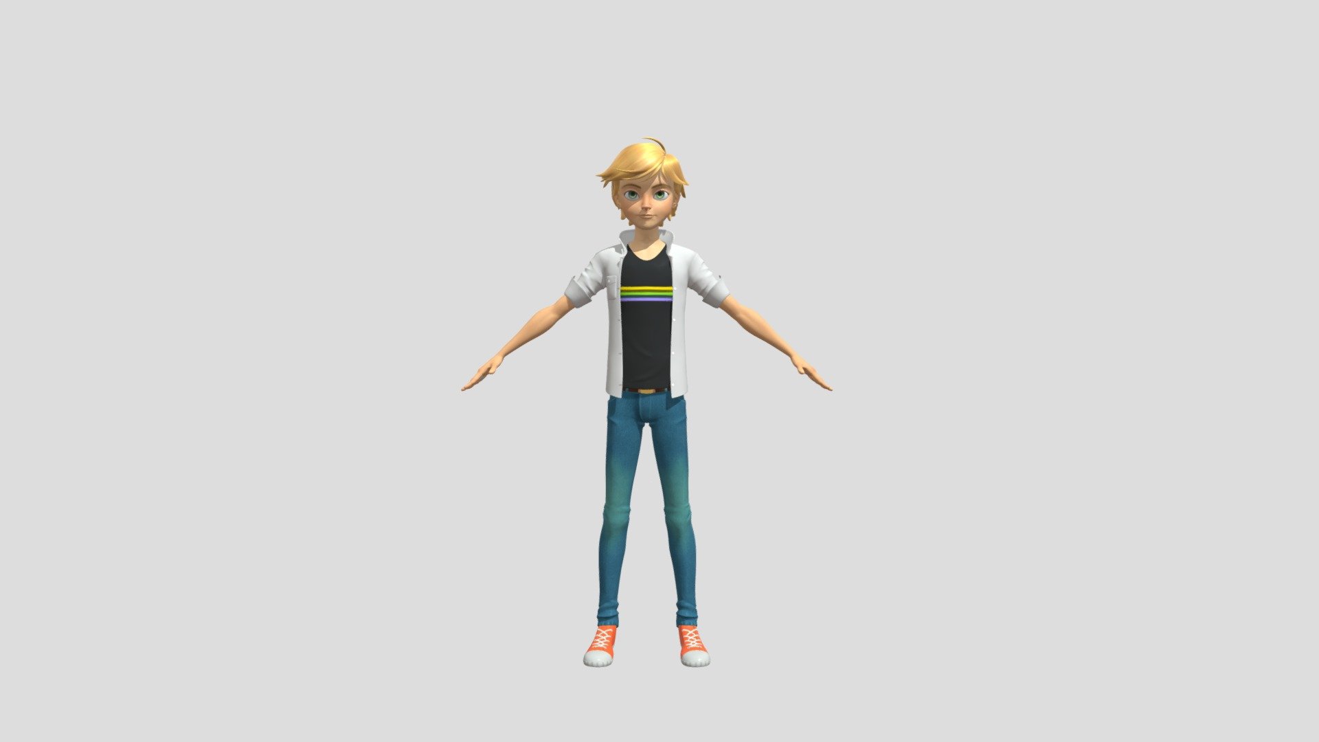 Adrien Agreste - Download Free 3D model by Roman918_ [2e1ed6c] - Sketchfab